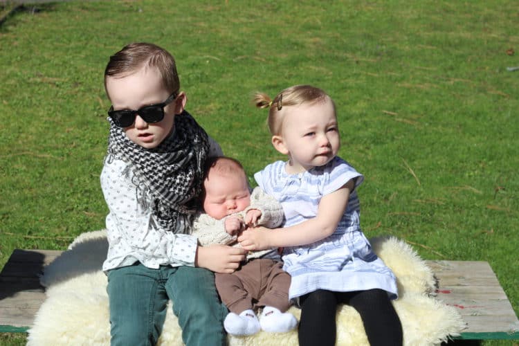 3 Kids Under 4: What It’s Like Our First Month Home - Blue and Hazel