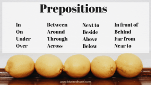 Treasure Hunt Preschool Activity For Teaching Prepositions - Blue and Hazel