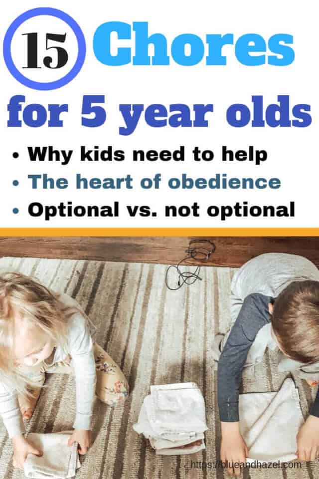 15 Chores For 5 Year Olds That Are Actually Helpful – Blue and Hazel