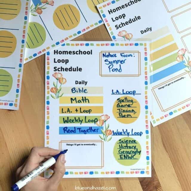 How To Record Homeschool Activities You Actually Do - Blue and Hazel