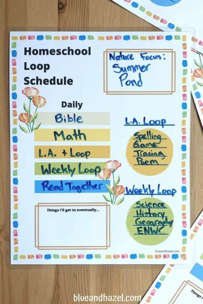 Loop Schedule Printable Printable Word Searches