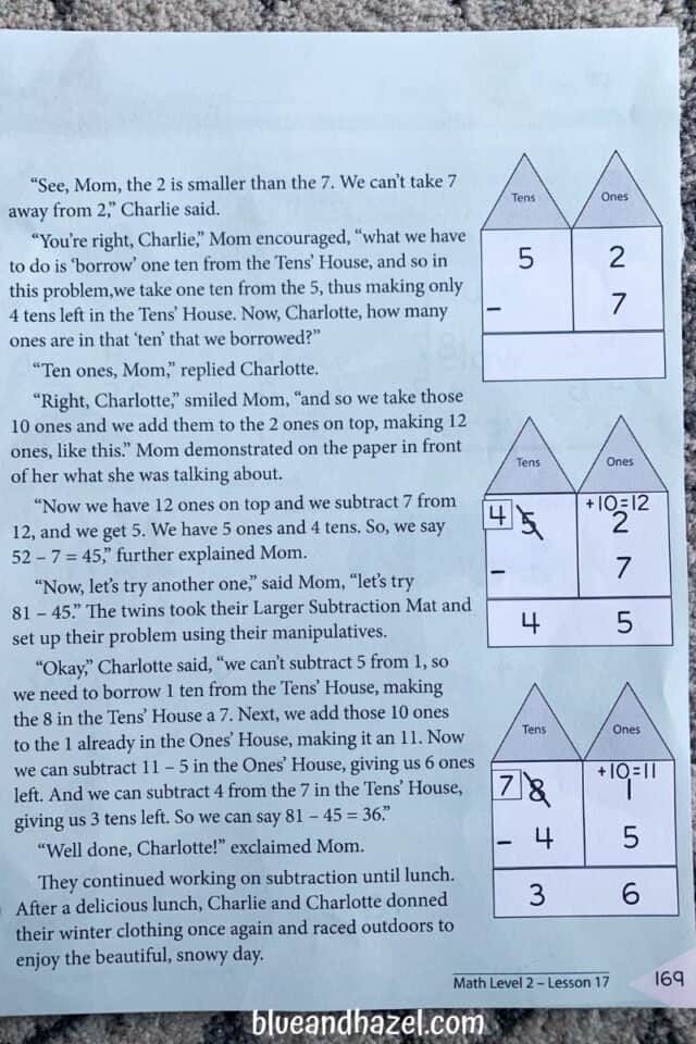 Math Lessons For A Living Education Review Level 1 & 2 - Blue and Hazel