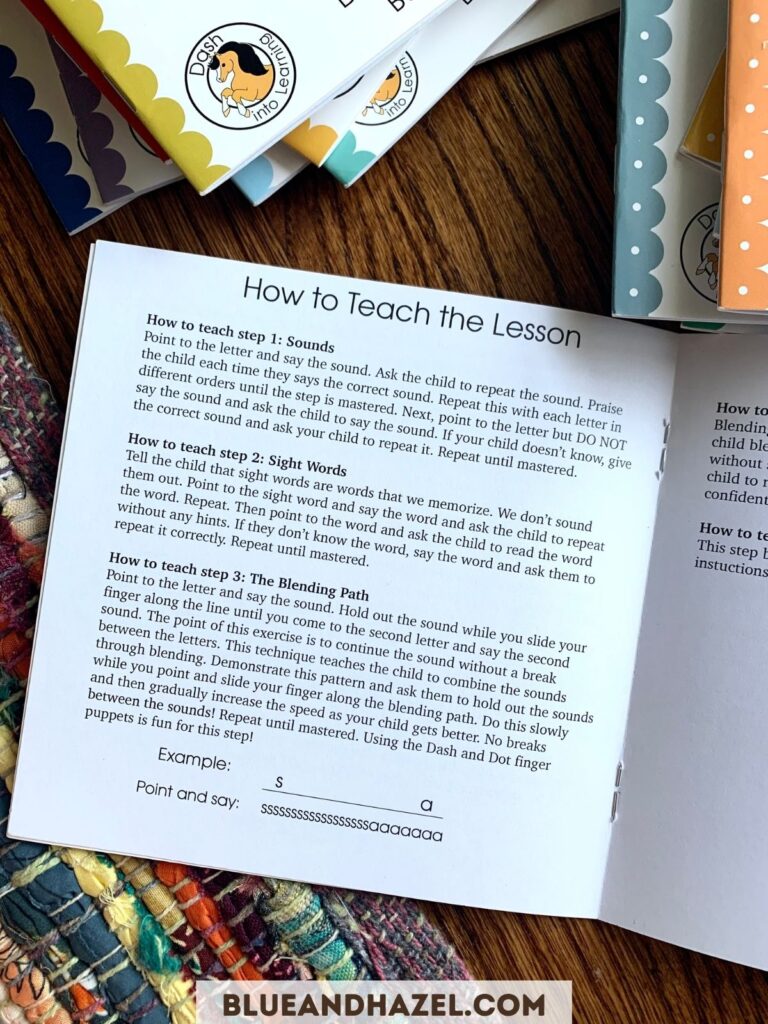 How We Use Dash Into Learning Books And Activities - Blue and Hazel