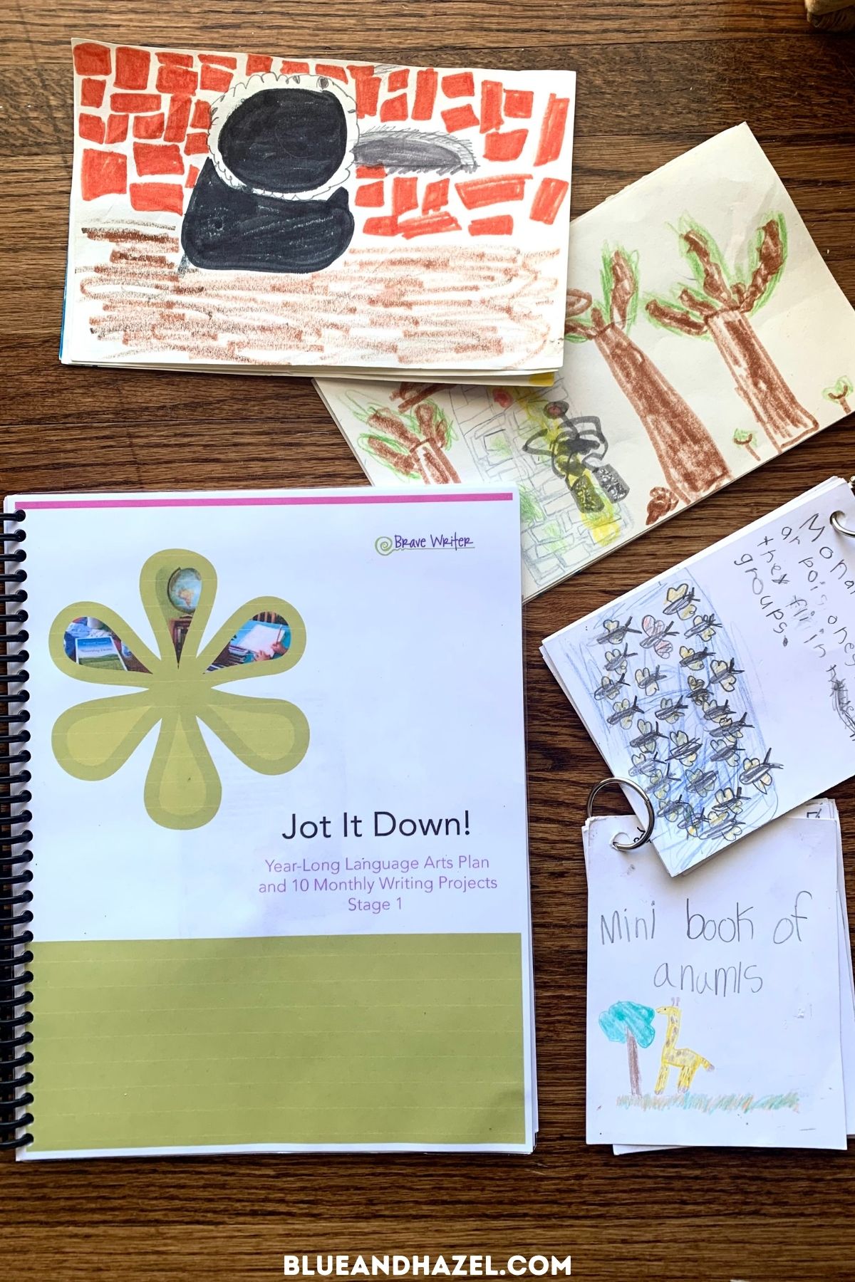 Jot It Down Review By Brave Writer For Ages 5-8 - Blue and Hazel