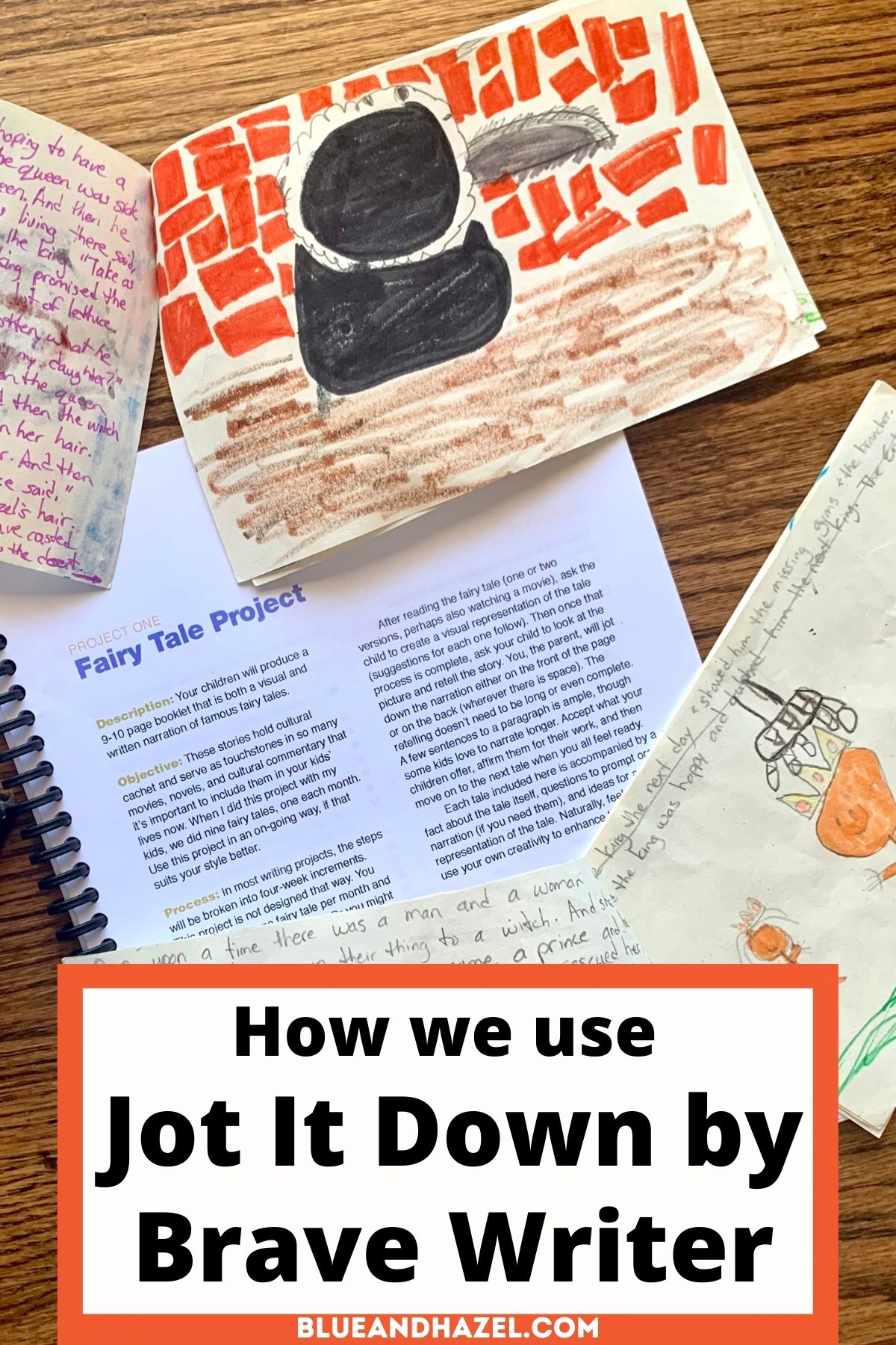 Jot It Down Review By Brave Writer For Ages 5-8 - Blue and Hazel