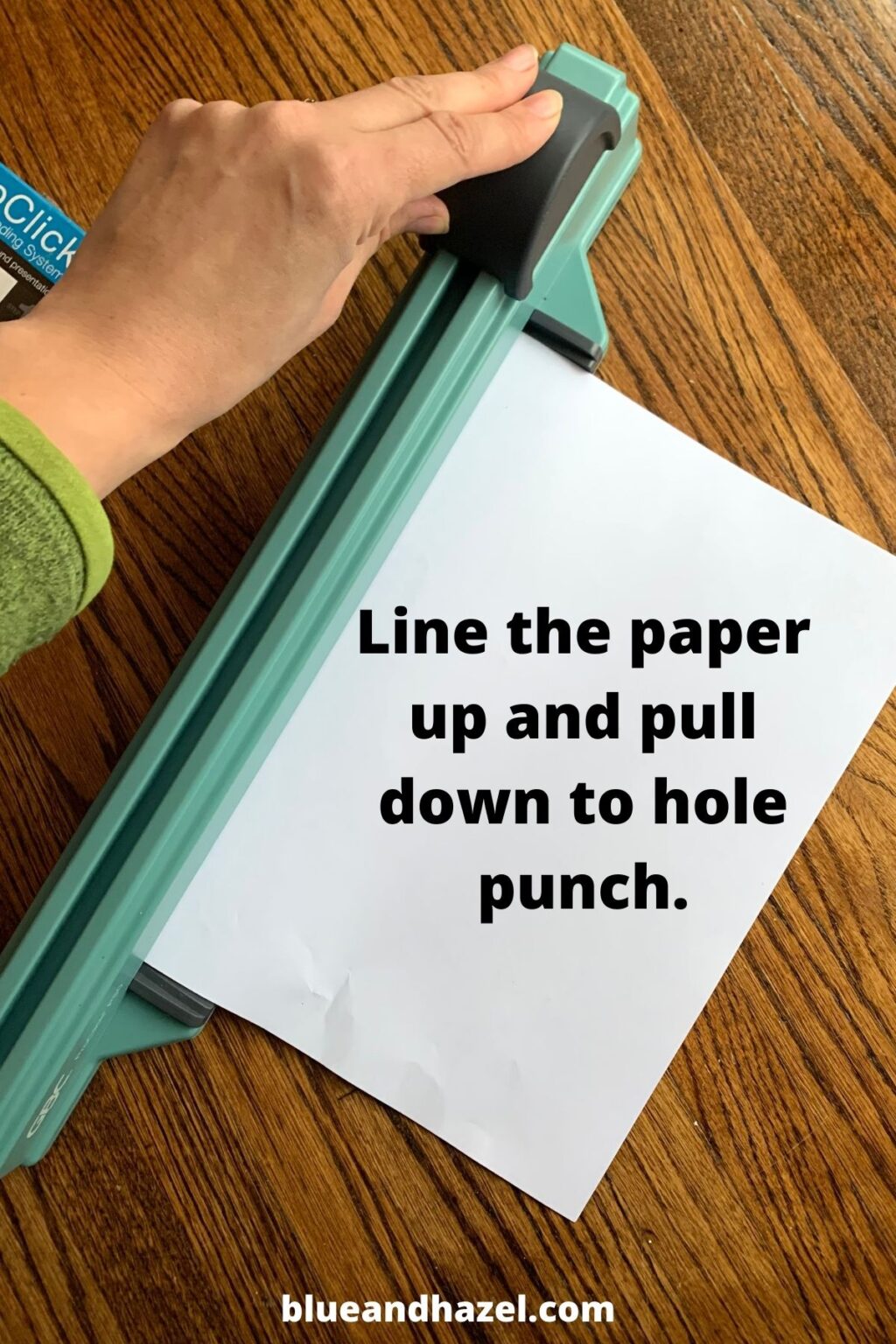 Easy Way To Bind Homeschool Curriculum With The ProClick - Blue and Hazel