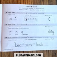 Handwriting Without Tears: Results After 1 Year - Blue and Hazel