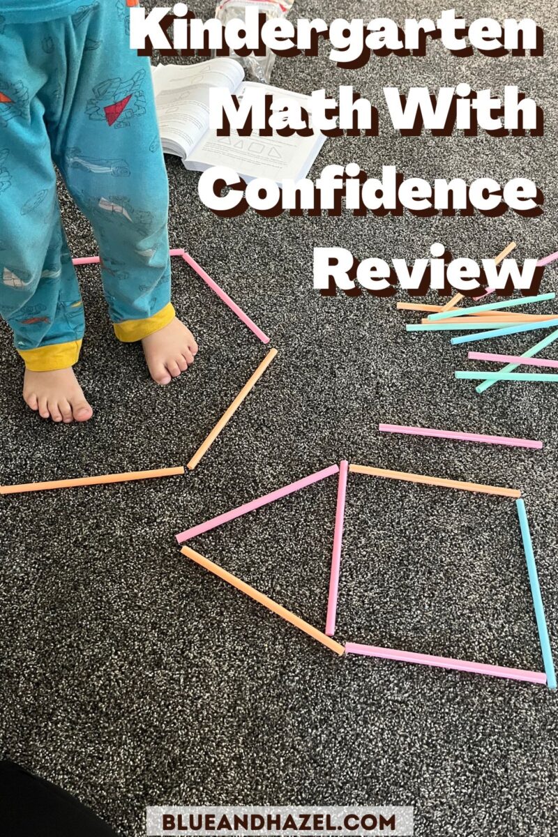 Kindergarten Math With Confidence Review - Blue and Hazel