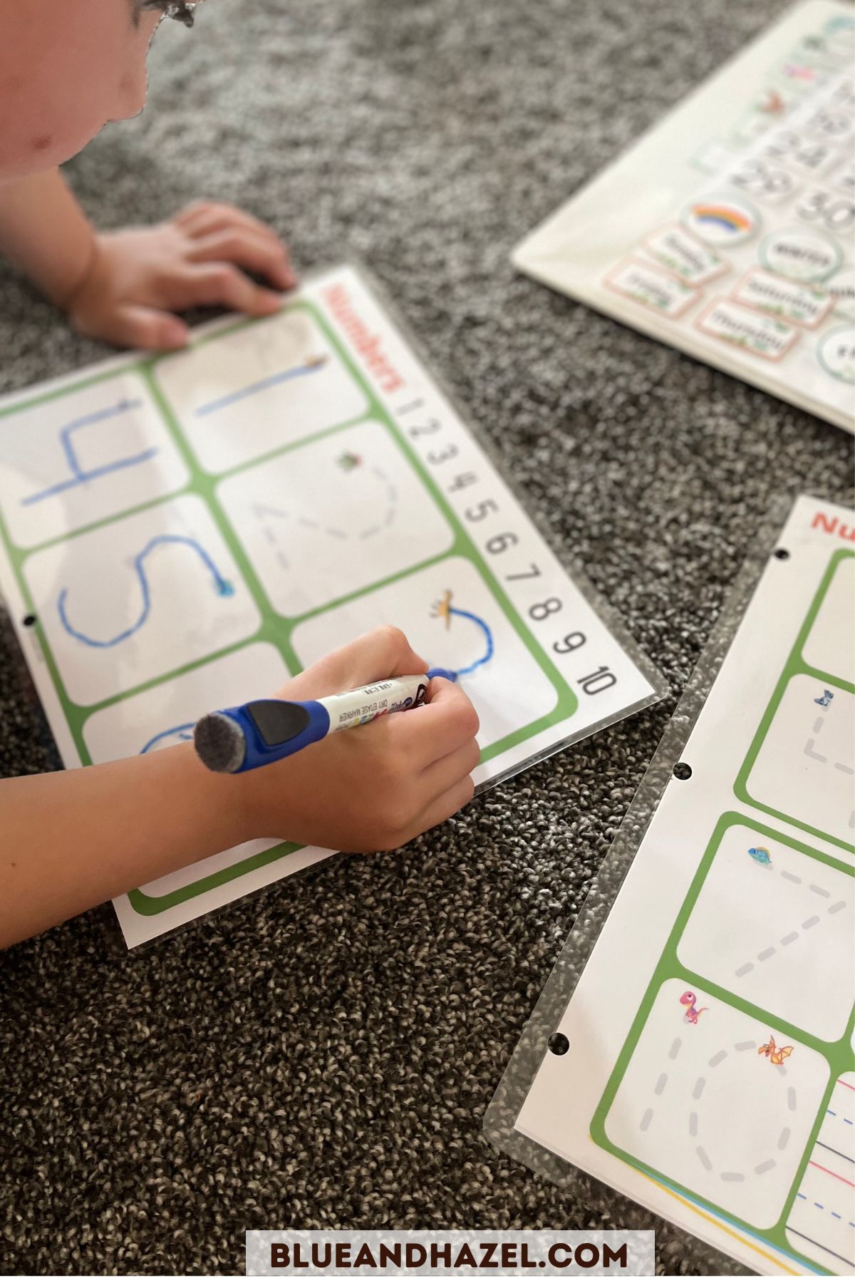 Kindergarten Math With Confidence Review - Blue and Hazel