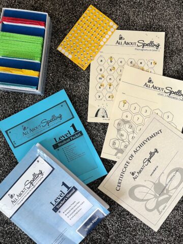 All About Spelling Level 1 Review With a 3rd Grader - Blue and Hazel