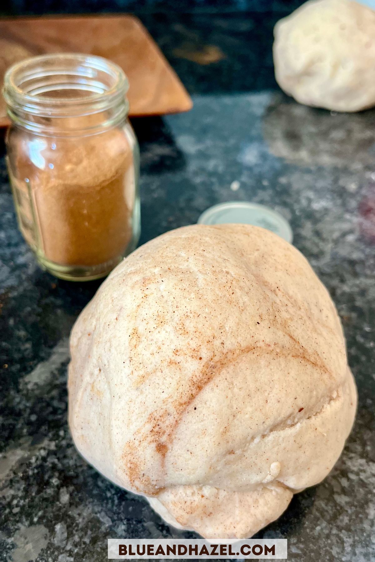 Pumpkin Spice Play Dough (No Cook) - Blue and Hazel