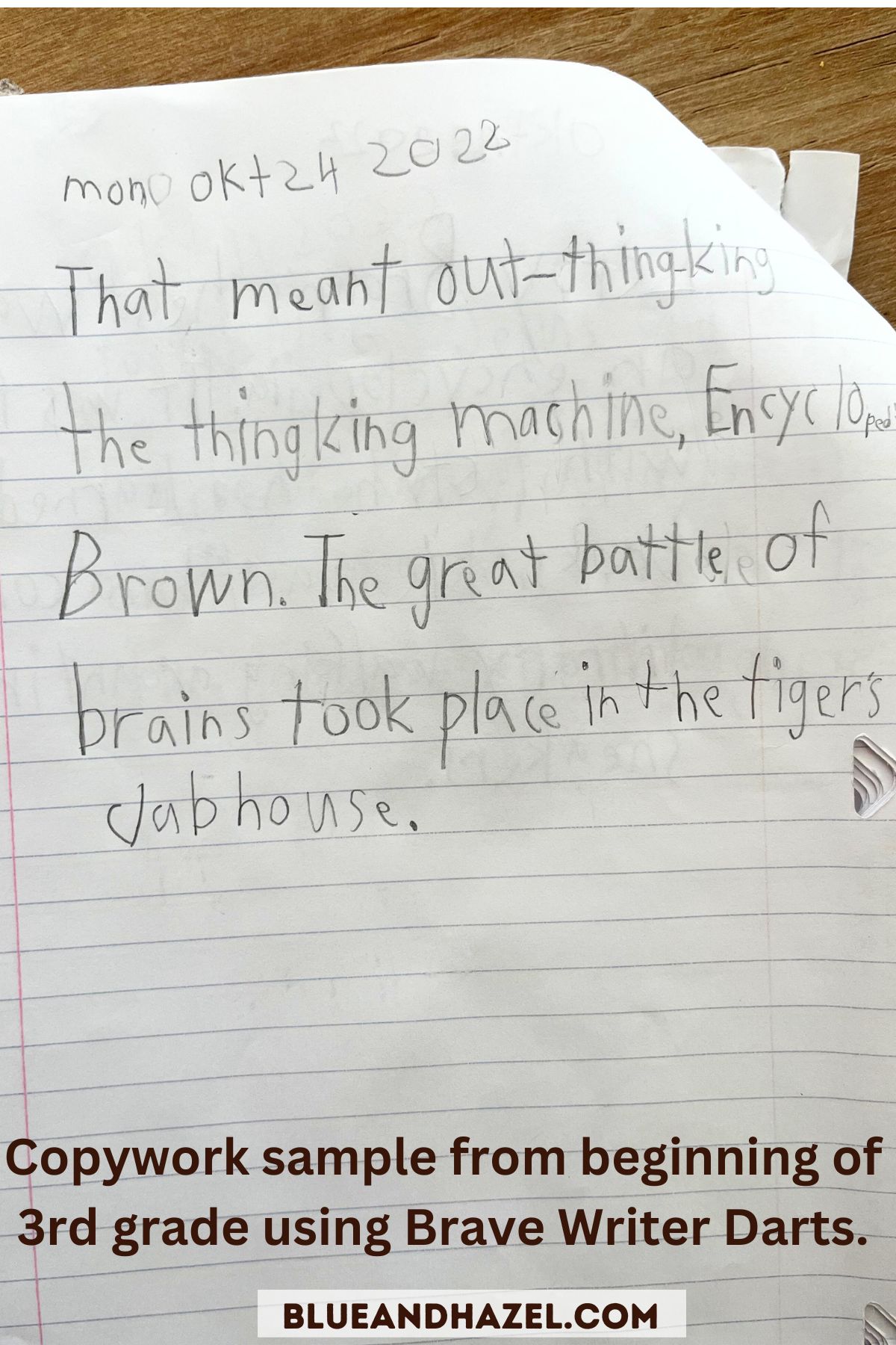 Copywork For Beginners In A Charlotte Mason Homeschool - Blue and Hazel